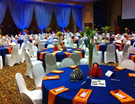 Look out 12 differently styled Banquet Hall settings for your Event
